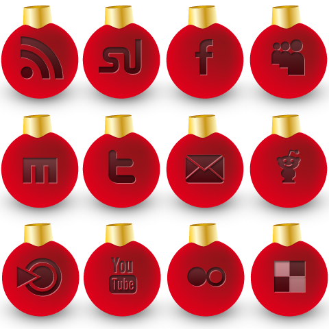 36 Free Social Media Christmas Icons | Creative Nerds